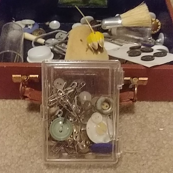 Other | Antique Button Box Ect | Poshmark